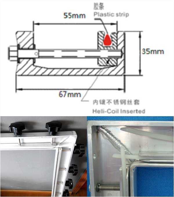 Self Adjustable Aluminum Manual screen printing frame Manufacturer | SEK
